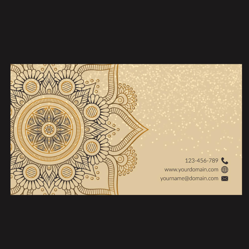 Fancy Visiting card #VC117 - BK Designs