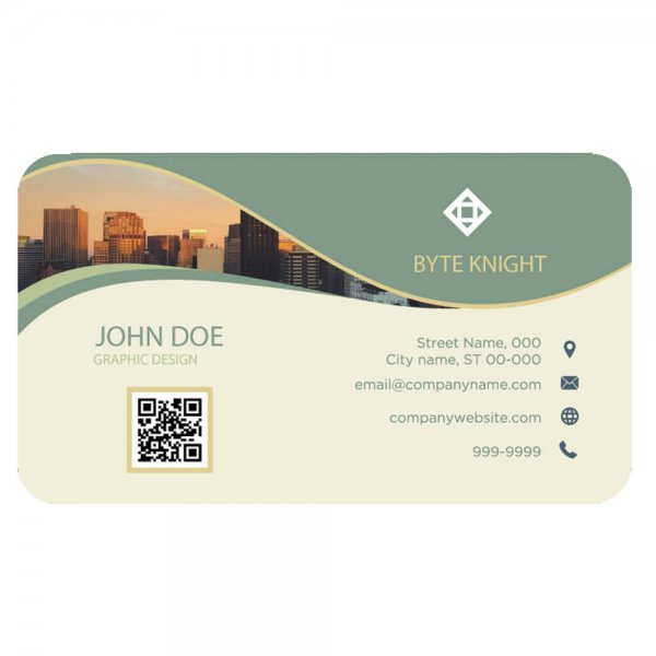 Single Side Visiting Card #VC102 - BK Designs