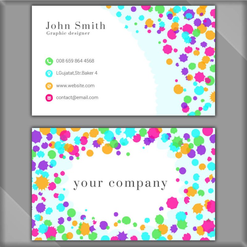 Corporate Company Visiting Card Template | Free Customize Visiting Card
