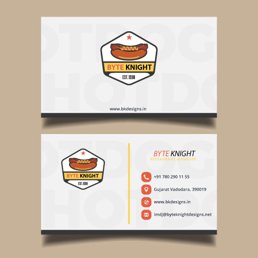 Create Free Restaurant Visiting Card Design On Byteknight Designs