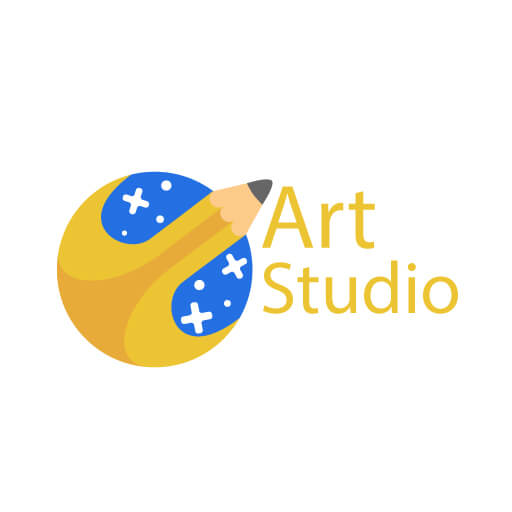 Free Art Studio Logo Maker - Editable Logo Design on Byteknight Designs