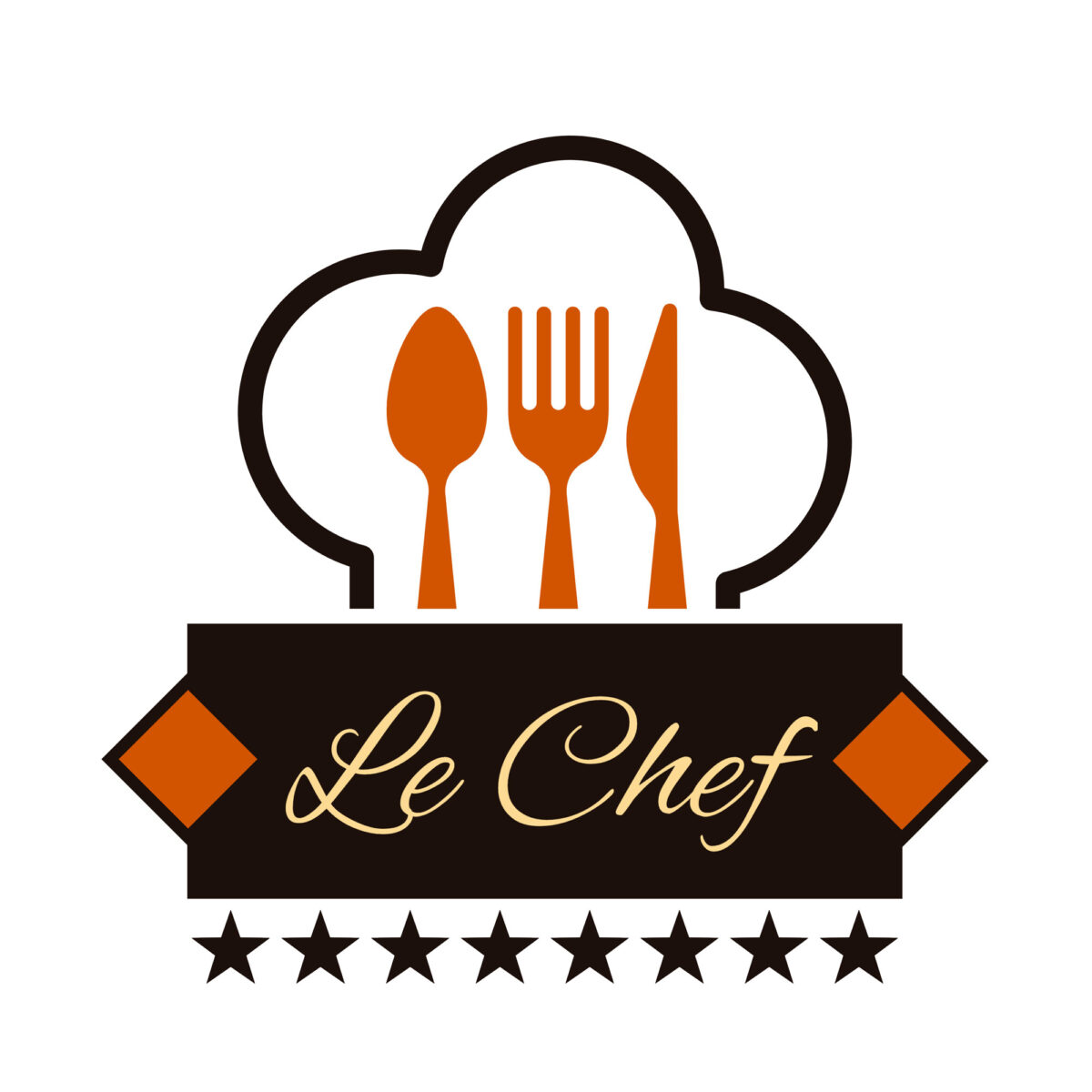 Awesome Professional Chef Logo Template | Free Customize Logos