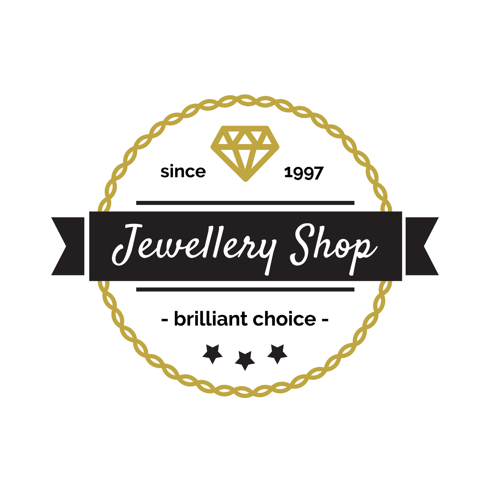 Online Jewellery Shop Logo Template | Free Jeweler Logo Maker